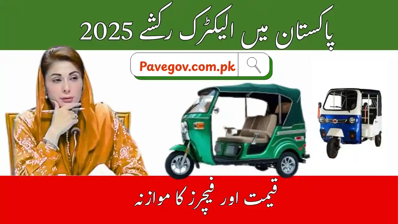 Affordable Electric Rickshaws In Pakistan 2025