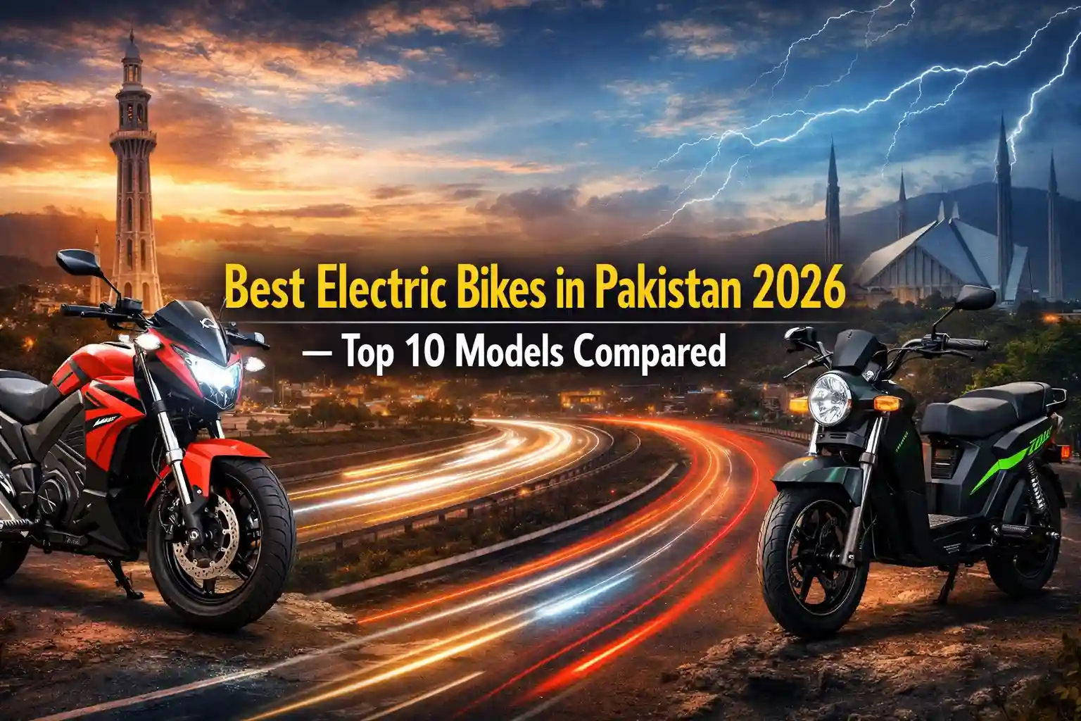 Best Electric Bikes In Pakistan 2026 – Top 10 Models Compared