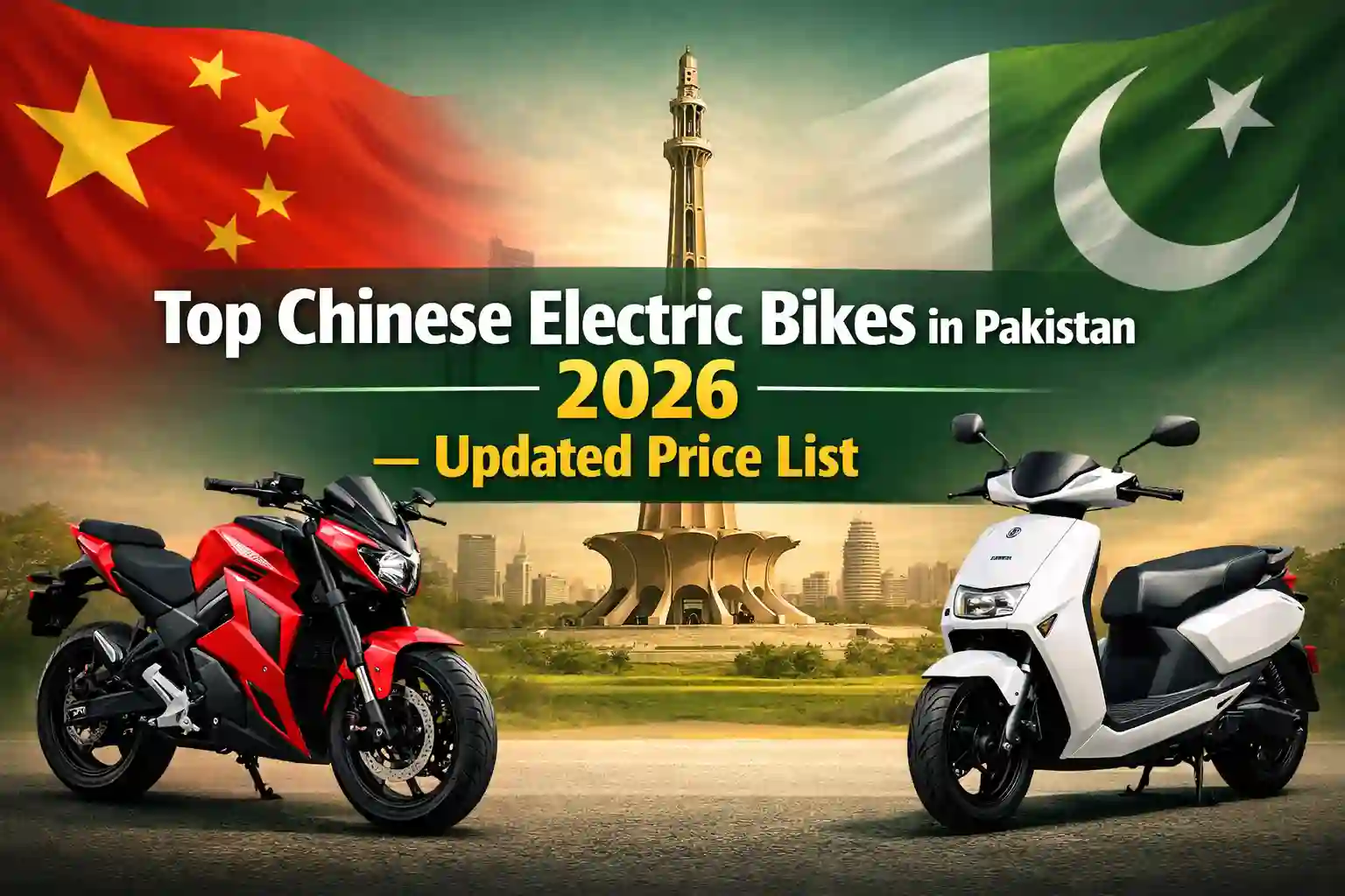 Top Chinese Electric Bikes In Pakistan 2026 – Updated Price List